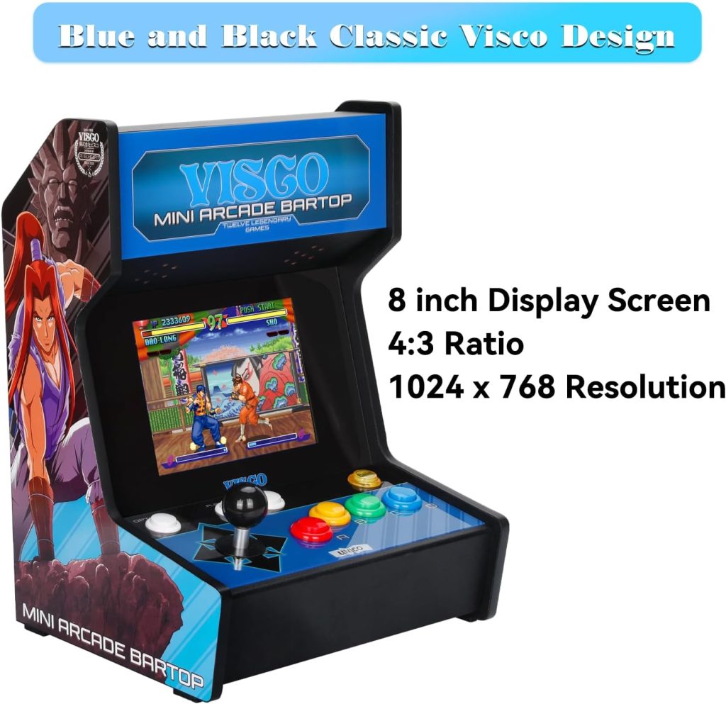 UNICO VISCO Mini Arcade Game Console - Retro Arcade